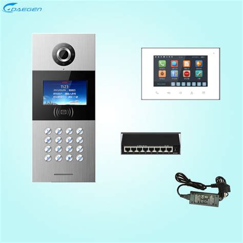 China TCP IP Intercom System Wired Video Doorphone Smart Home Building On Global Sources Sip