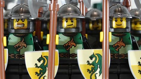 Lego Green Kingdom Dragon Knights Army Introduction Youtube