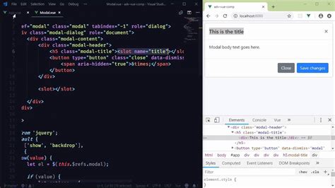 Advanced Vuejs Component Concepts Using Slots To Facilitate