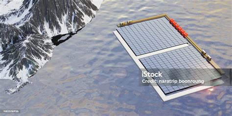 떠 있는 태양 전지판 댐의 태양광 발전소 조감도 물 위의 태양 전지 3d 그림 0명에 대한 스톡 사진 및 기타 이미지 0명 Asia Clean Energy Forum