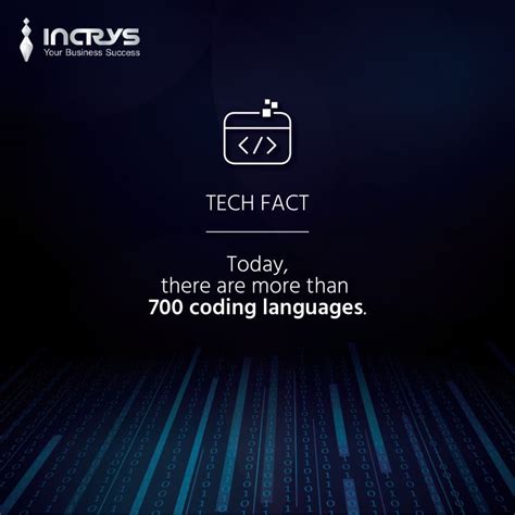 🦾 Did You Know That As Of Today Over 700 Programming Languages Exist Incrys