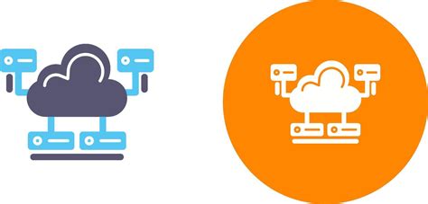 Cloud Database Icon Design 45515321 Vector Art At Vecteezy