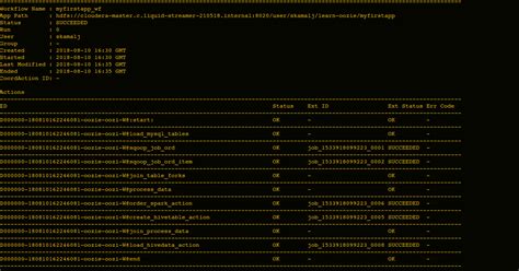Kamals Blog Apache Oozie Workflow Passing Parameters And Chaining