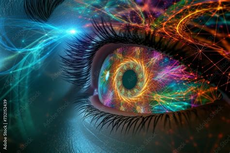 Human Cyborg Ai Eye Eyelids Eye Acquired Ptosis Optic Nerve Lens Vision Quest Color Vision