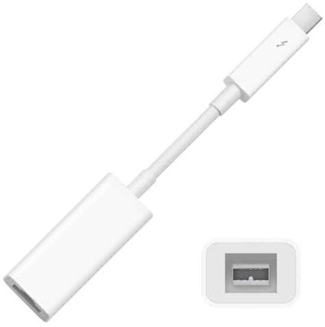 Apple Thunderbolt To Gigabit Ethernet Firewire 800 Adapters Ilounge