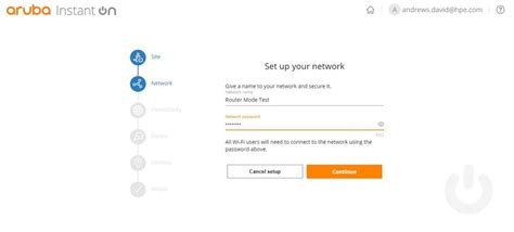 How To Create A Site In Router Mode In Aruba Instant On Everything Instant On
