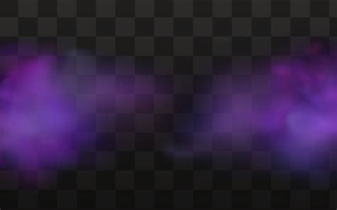 Realistic Scary Mystical Fog In Night Halloween Purple Poisonous Gas Dust And Smoke Effect On