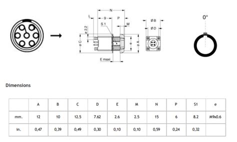 7 Pin Female Eyg Pcb Connector Lemo 0b Equivalent