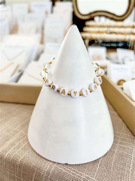 Praying Crystal Beads Megan Benoits Closet Shop Plain Jane Company