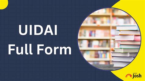 Uidai Full Form What Does Uidai Stand For In Aadhar Card Check Full