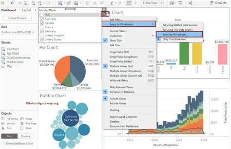 Filters In Tableau Dashboard