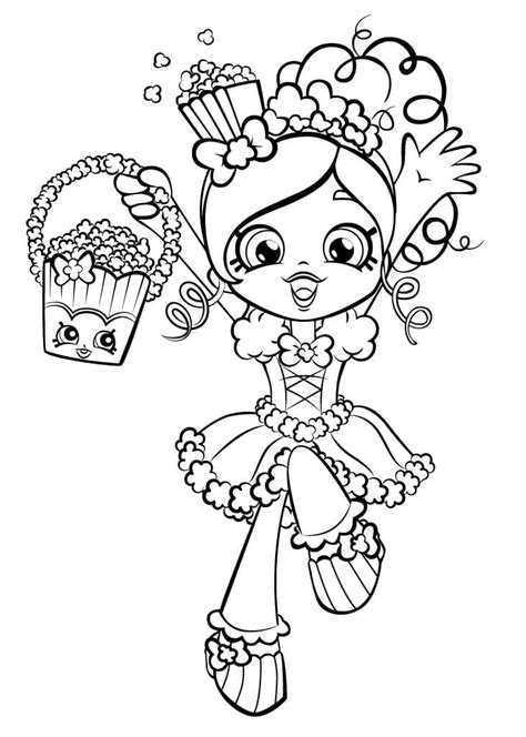 Coloriage Dessin Gratuit De Shoppies Doll Télécharger Et Imprimer