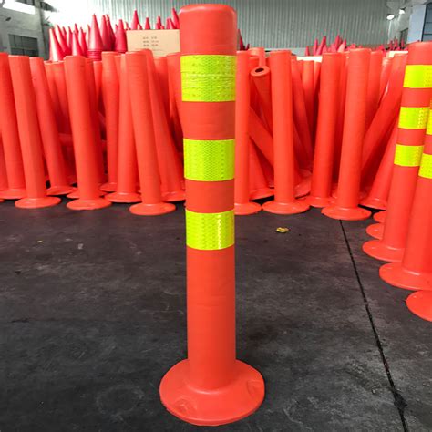 警示柱 路桩 45cm 道路警示桩 弹性公路临时交通管理防撞柱弹力柱 阿里巴巴