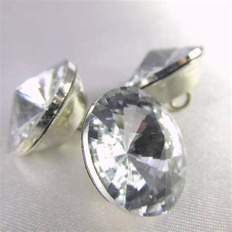 Crystal Buttons Etsy