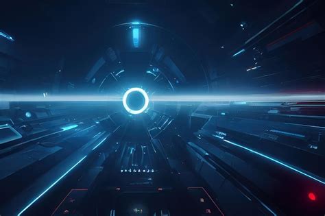 Premium Photo Futuristic Abstract T Of Sci Fi Modern User