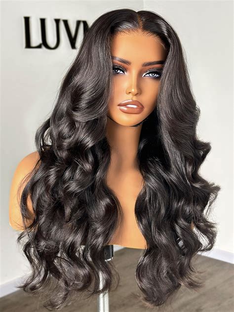 Luvme Hair 5x5 Hd Lace Loose Body Wave Glueless Human Hair Wig Ready To