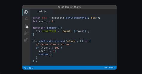 React Beauty Theme By Sergey Vs Code Themes