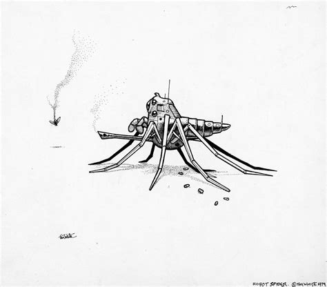 Robot Spider 1979 By Tim White R Imaginaryrobotics