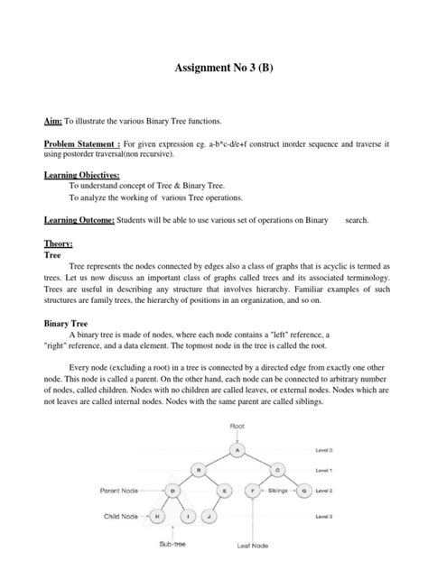 b3 exp 5expression tree pdf theoretical computer science algorithms and data structures