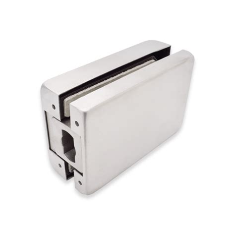 Bottom Patch Fitting Satin Stainless