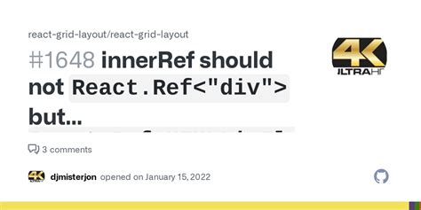 Innerref Should Not `reactref ` But `reactref ` · Issue 1648 · React