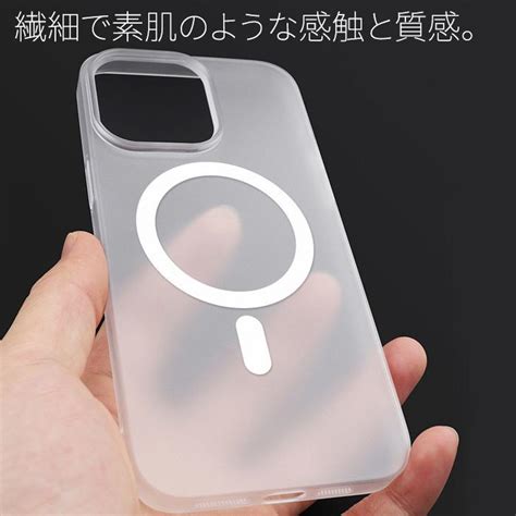 Iphone15 スマホケース Magsafe対応 クリアケース クリア シンプル マグネット かわいい 透明 Iphoneケース