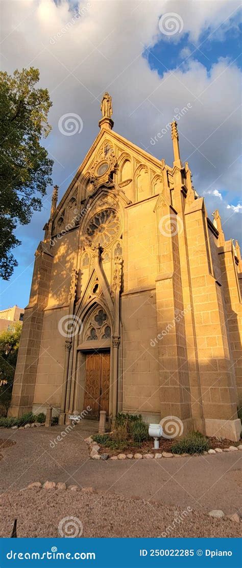 Loretto Chapel Miraculous Staircase In Santa Fe New Mexico Editorial Image