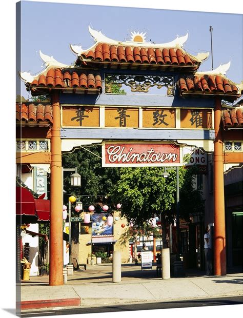 Entrance Of A Market Chinatown City Of Los Angeles California