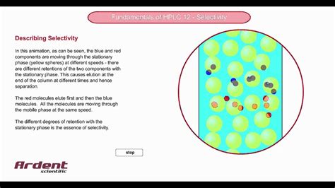 Fundamentals Of Hplc 12 Describing Selectivity Youtube