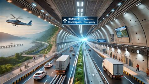 Govt Reviews Indias First Road Tunnel Under River