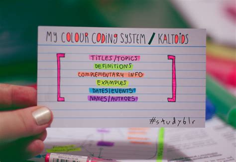 What Is The Purpose Of Color Coding Your Writing At Elmer Pritchard Blog