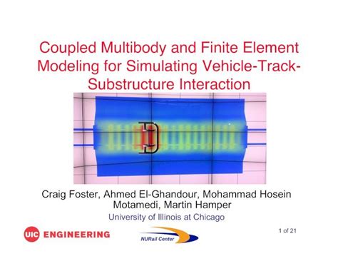 pdf coupled multibody and finite element modeling for simulating