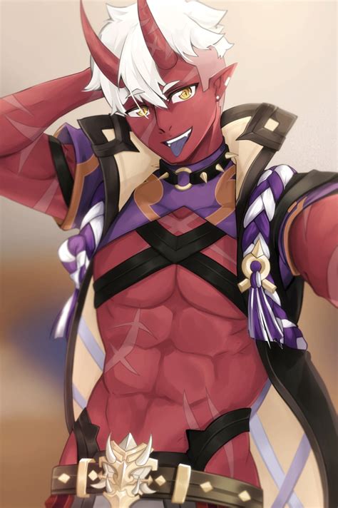 Rule 34 Akumi Male Oni Oni Horns Rule 63 Scars Solo Male Virtual