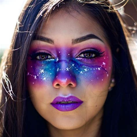 Galaxy Makeup Is The Internets Favourite Halloween Look Galaxy