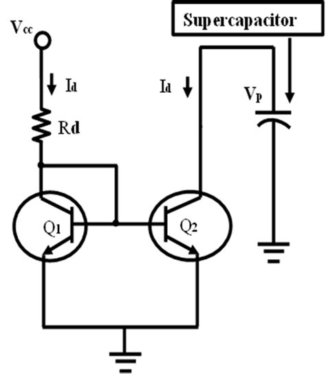 A Constant Current Discharging Circuit Of The Supercapacitor B Download Scientific Diagram