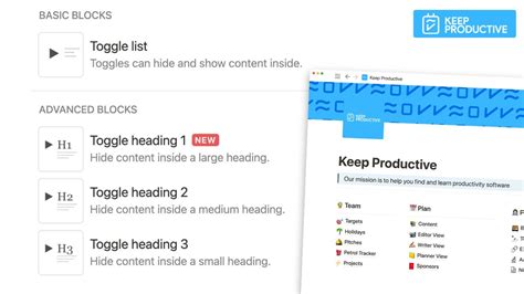 Notions New Toggle Blocks Youtube