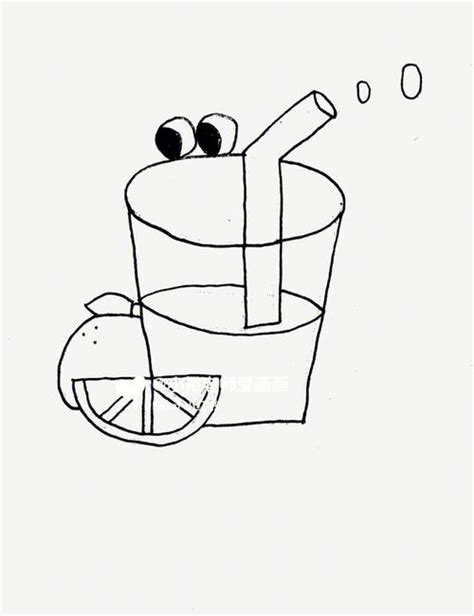 果汁的简笔画怎么画 果汁的简笔画怎么画又好看 苗苗知道