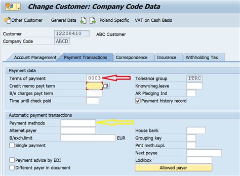 Payment Terms In Sap Configuration And Testing Tutorial