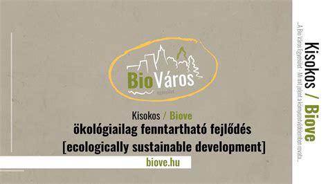 ökológiailag Fenntartható Fejlődés [ecologically Sustainable