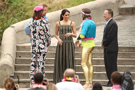 Pregnant Meghan Markle Prince Harry Visit Bondi Beach On Royal Tour