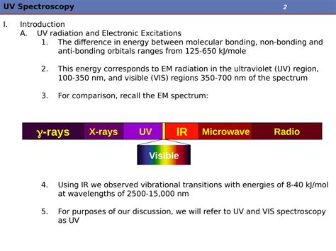 SOLUTION Uv Spectroscopy Studypool