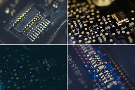 Microchip Macro Backgrounds Design Cuts