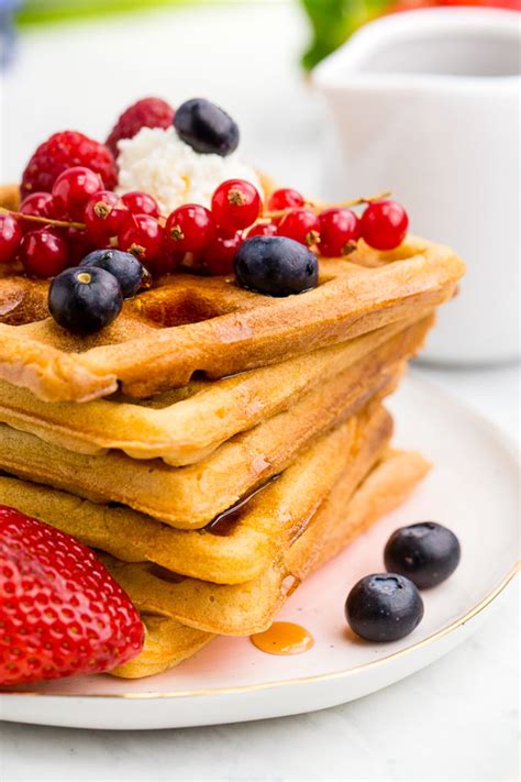 Classic Waffles Recipe Easy Peasy Meals