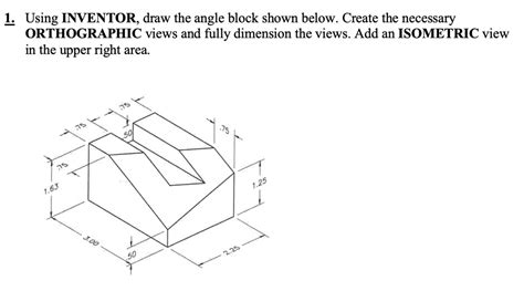 Orthographic Projections Problem 4 Engineeringdrawing