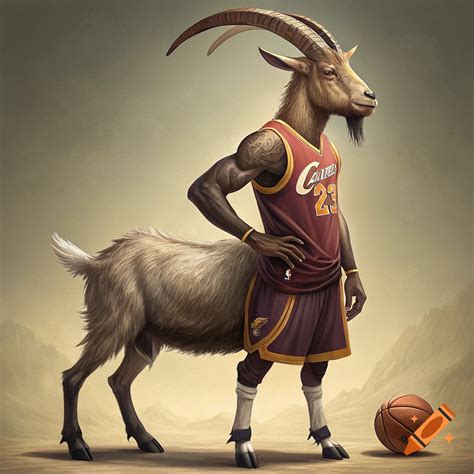 Lebron James As A Goat In A Teachers Outfit On Craiyon