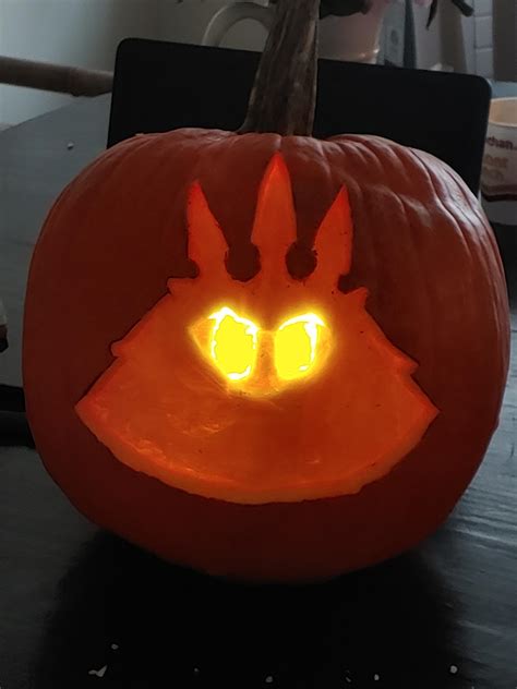 I Decided To Make A Moth Pumpkin R Gaming