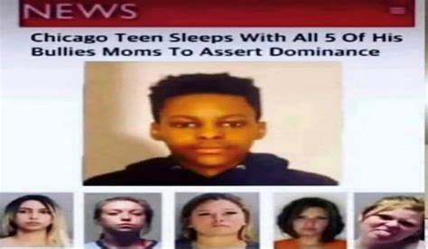 Chicago Teen Did Not Sleep With Bullies Mothers To Assert Dominance