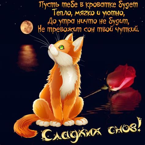 Милая картинка с кошечкой и пожеланием Скачать бесплатно