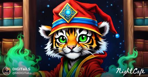 Elemental Tiger Trouble Cute Tiger Cub Loses Control Of His Energy Spells