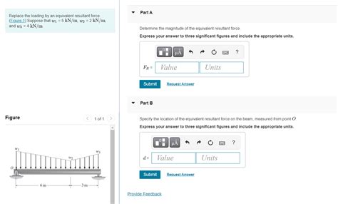 [solved] replace the loading by an equivalent resultant for